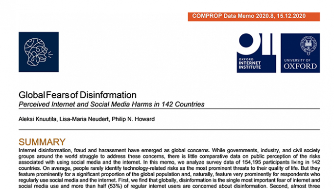 DemTech | Global Fears of Disinformation: Perceived Internet and Social ...